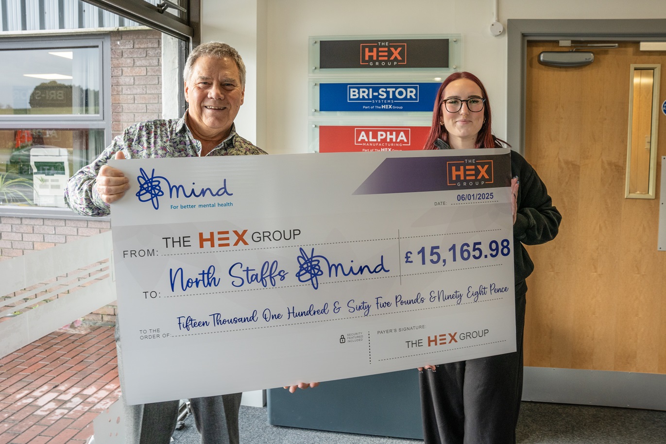 The HEX Group Raises Over £15K for Local Charity - The HEX Group